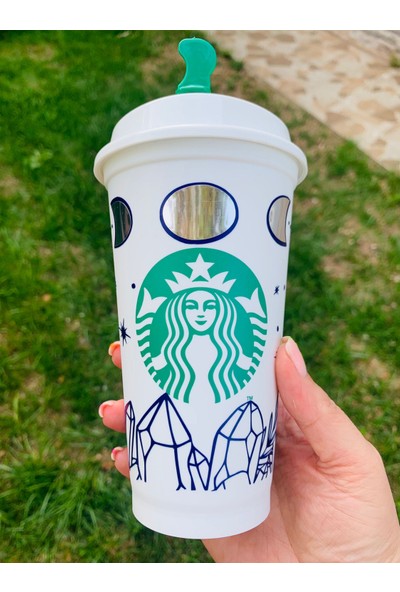 Pırıltılı Hediye Starbucks Reusable Bardak
