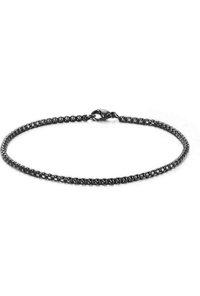 The Gifts Çelik Erkek Zincir Ince Bileklik