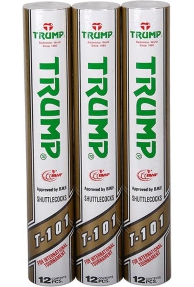 Trump T-101 Kaz Tüyü Badminton Topu Bwf Onayl