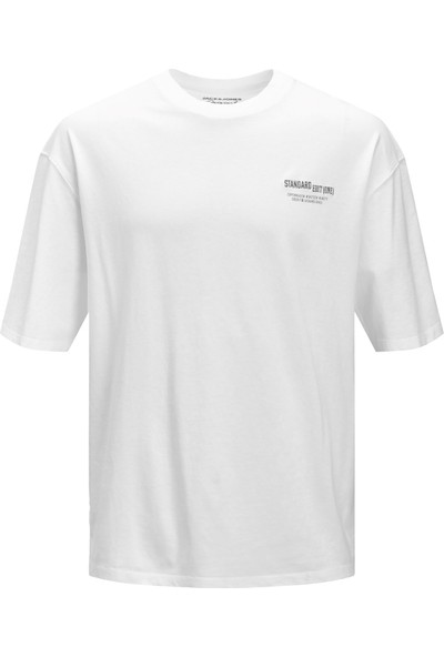 Jack & Jones Jungle Branding Erkek Beyaz Tişört (12205973-BW) Jack & Jones Jungle Branding Erkek Beyaz Tişört (12205973-BW)