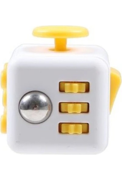 Reflect Your Style Stres Küpü Fidget Cube El Haraket Beyaz Gövde Sarı Tul Reflect Your Style Stres Küpü Fidget Cube El Haraket Beyaz Gövde Sarı Tul