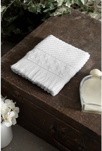 Kiğılı Yıldız Jakarlı El Havlusu (30X50)