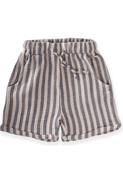 Cigit Double Paçalı Kapri 3-8 Yaş Lacivert Çizgili