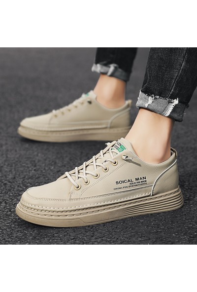 Stonghengqı BF29H5588 Kaymaz Taban Erkek Günlük Ayakkabı - Haki (Yurt Dışından) Stonghengqı BF29H5588 Kaymaz Taban Erkek Günlük Ayakkabı - Haki (Yurt Dışından)
