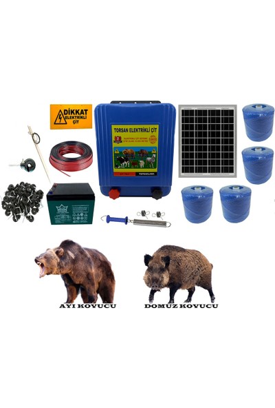 Torsan Elektrikli Çit Sistemleri ( Domuz - Ayı Kovucu ) EKO2000