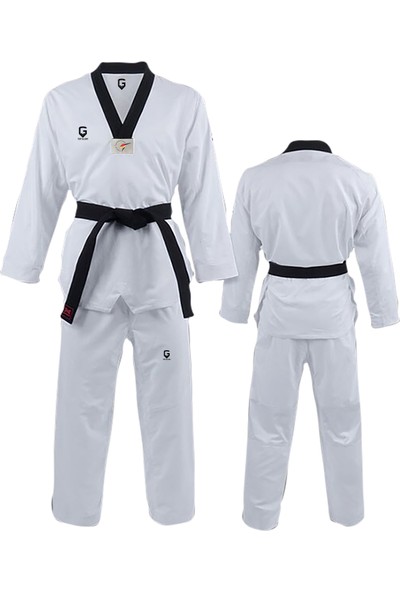Top Glory Fitilli Siyah Yaka Taekwondo Elbisesi Dobok Top Glory Fitilli Siyah Yaka Taekwondo Elbisesi Dobok