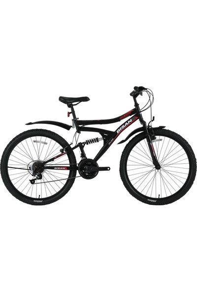Bisan Mts 4300-22 24 Jant 38CM Kadro Bisiklet Mat Siyah Kırmızı Bisan Mts 4300-22 24 Jant 38CM Kadro Bisiklet Mat Siyah Kırmızı
