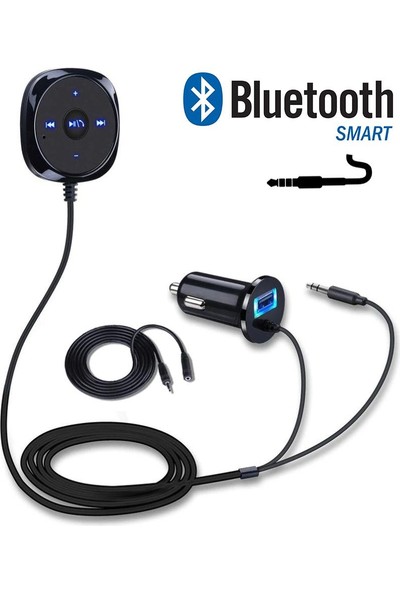 Telvesse Bluetooth Aux Araç Kiti Adaptör 3.5mm Jack Hoparlör Kulaklık Araç Içi Müzik Sistemi Telvesse Bluetooth Aux Araç Kiti Adaptör 3.5mm Jack Hoparlör Kulaklık Araç Içi Müzik Sistemi