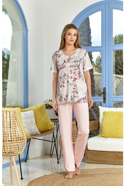 Cossy By Aqua 22592 Kısa Kollu Gömlek Pijama Takım Cossy By Aqua 22592 Kısa Kollu Gömlek Pijama Takım