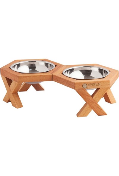 Ahsen Ağaç Ahşap Kedi Köpek Mama Kabı, Su Kabı, Ahşap Tasarım Ahsen Ağaç Ahşap Kedi Köpek Mama Kabı, Su Kabı, Ahşap Tasarım