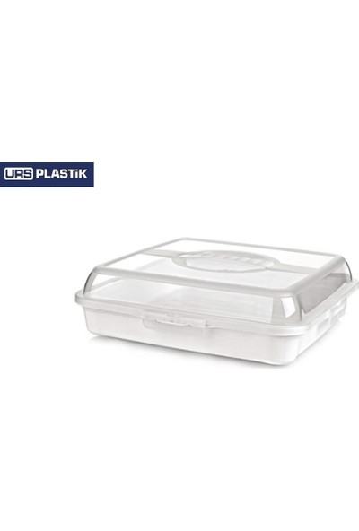 URS Plastik Kare Pasta ve Börek Borcam Saklama ve Taşıma Kabı URS Plastik Kare Pasta ve Börek Borcam Saklama ve Taşıma Kabı