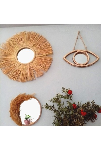 Rafya Göz Boncuklu 3 Lü Set