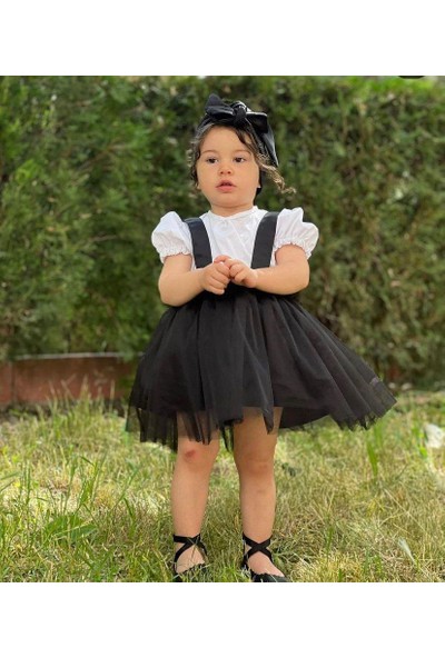 Favorim Kids Favorimkids Siyah Tüllü Elbise