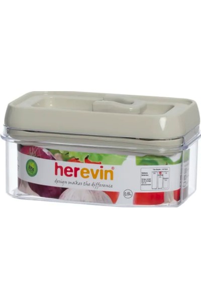 Solmazer Herevin Saklama Kabı Krem 600 ml