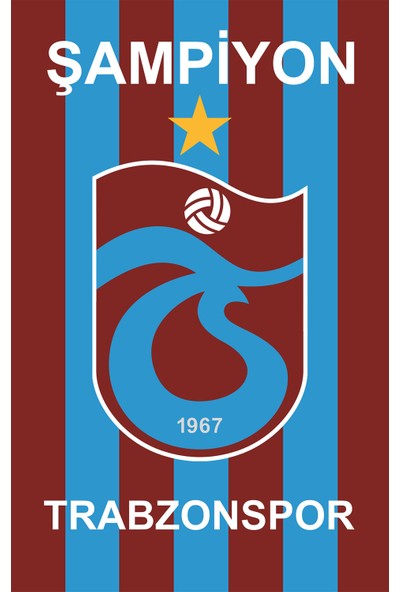 Şampiyon Trabzonspor Tül Bayrağı