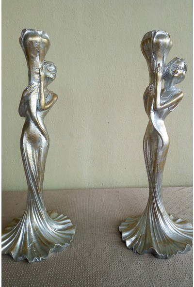 Polyester Şamdan Kız Mumluk