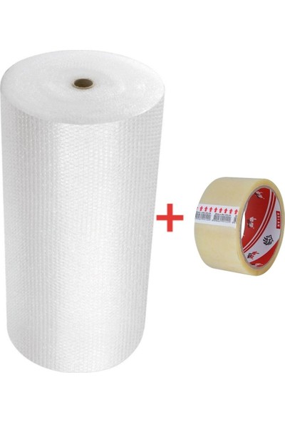 Mçb Group Balonlu Naylon 100CM x 50M Ambalaj Naylonu Patpat Pıt Pıt + Koli Bandı Mçb Group Balonlu Naylon 100CM x 50M Ambalaj Naylonu Patpat Pıt Pıt + Koli Bandı