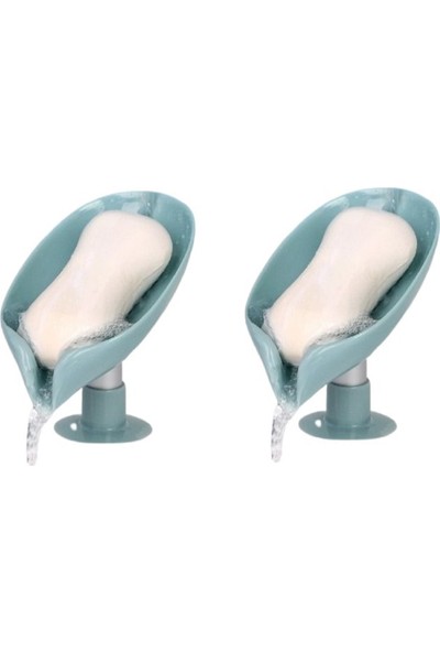 Safestore 2 Adet Lotus Yaprağı Görünümlü Banyo Mutfak Jakuzi Su Giderli Sabunluk Vantuzlu Safestore 2 Adet Lotus Yaprağı Görünümlü Banyo Mutfak Jakuzi Su Giderli Sabunluk Vantuzlu