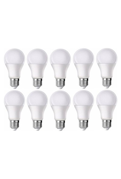 Netfen 9 W LED Ampul 6500 K Beyaz 10LU Eko Paket Netfen 9 W LED Ampul 6500 K Beyaz 10LU Eko Paket