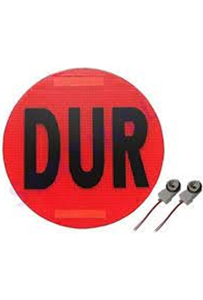 Dur Levhası Sinyalli 30CM. Dur Levhası Sinyalli 30CM.