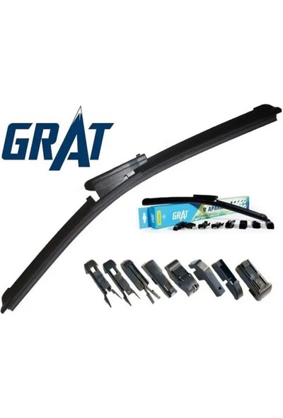 Grat Silecek Süpürgesi 480 mm 9 Aparatlı Universal Banana Tip GRT-M480A