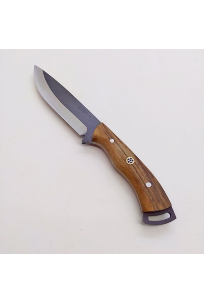 Göcen El Yapımı Bushcraft Kamp Bıçağı Kök Ceviz Kabze Paslanmaz Av Bıçağı Deri Kılıflı Göcen El Yapımı Bushcraft Kamp Bıçağı Kök Ceviz Kabze Paslanmaz Av Bıçağı Deri Kılıflı