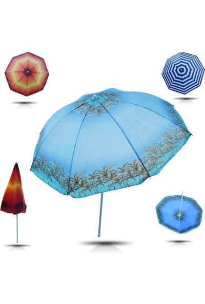 Fiber Glass Plaj Şemsiyesi 200 cm Fiber Glass 4 Renk Fiber Glass Plaj Şemsiyesi 200 cm Fiber Glass 4 Renk