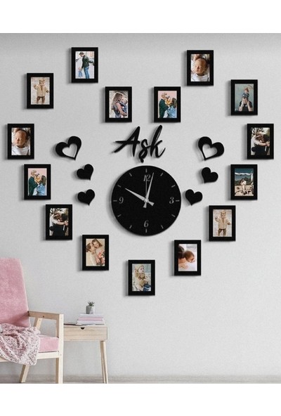 Phosphene Store Ahşap Dekoratif Mdf Aşk Çerçeveler ve Saat Phosphene Store Ahşap Dekoratif Mdf Aşk Çerçeveler ve Saat