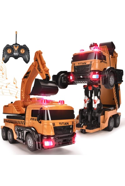Mofy Baby Autobot Dönüşen Uzaktan Kumandalı Işıklı Sesli R/c Robot Kepçe Kamyonu Mofy Baby Autobot Dönüşen Uzaktan Kumandalı Işıklı Sesli R/c Robot Kepçe Kamyonu