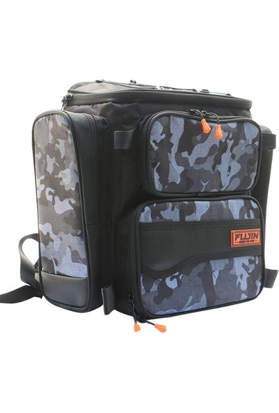 Fujin Black Camo Back Pack - Balıkçı Sırt Çantası Fujin Black Camo Back Pack - Balıkçı Sırt Çantası