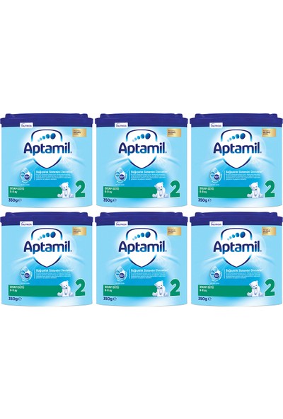 Aptamil 2 Devam Sütü 350 gr x 6 Adet