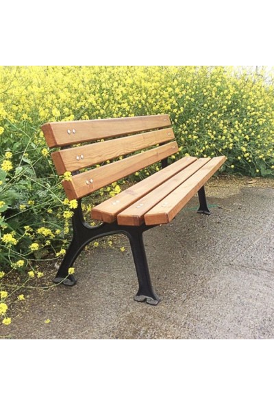 Eng Ahşap Döküm Ayaklı Bank Bahçe Mobilyası Eng Ahşap Döküm Ayaklı Bank Bahçe Mobilyası