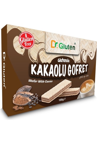 Dr. Gluten Kakaolu Gofret 100 Gr( Glutensiz)