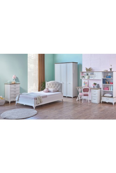 Kelebek Mobilya Angelic Karyola Başucu Dahil 120 cm Kelebek Mobilya Angelic Karyola Başucu Dahil 120 cm