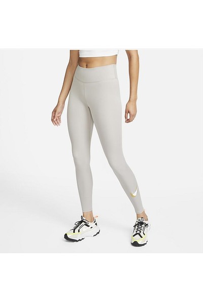 Nike One Luxe Dri-Fıt Mid-Rise Dance DO2588-033 Printed Tayt