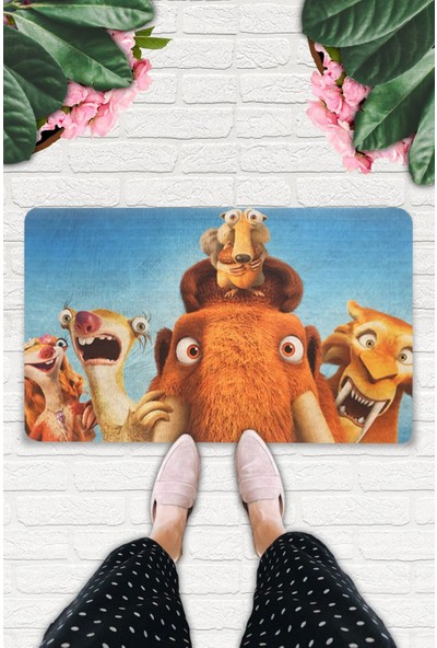 Uygur Home Buz Devri Temalı Dekoratif Çok Amaçlı Paspas Kapıönü, Banyo, Bilgisayaraltı,çocuk Odası Vb.) Uygur Home Buz Devri Temalı Dekoratif Çok Amaçlı Paspas Kapıönü, Banyo, Bilgisayaraltı,çocuk Odası Vb.)