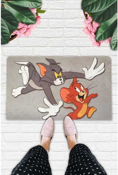 Uygur Home Tom ve Jerry Temalı Dekoratif Çok Amaçlı Paspas (Kapıönü, Banyo, Bilgisayaraltı,çocuk Odası Vb.) Uygur Home Tom ve Jerry Temalı Dekoratif Çok Amaçlı Paspas (Kapıönü, Banyo, Bilgisayaraltı,çocuk Odası Vb.)