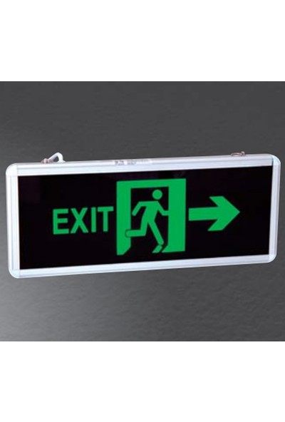 Benar Işıklı Şarjlı Acil Çıkış Exit Yönlendirme Tabelası Benar Işıklı Şarjlı Acil Çıkış Exit Yönlendirme Tabelası