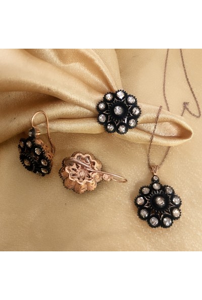 YDG Elmas Takı Elmas Çiçek Model Tasarım Set