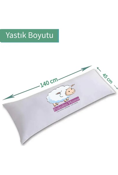 Fukubu Home %100 Doğal Kokusuz Çift Kişilik Uzun Tek Yün Yastık 45 x 140 cm Fukubu Home %100 Doğal Kokusuz Çift Kişilik Uzun Tek Yün Yastık 45 x 140 cm