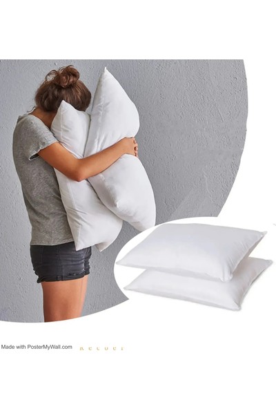 Fukubu Home %100 Doğal Kokusuz Yün Yastık - 2 Adet - 50 x 70 cm Fukubu Home %100 Doğal Kokusuz Yün Yastık - 2 Adet - 50 x 70 cm