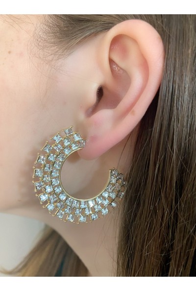 White Austin Abiye Küpe White Austin Abiye Küpe