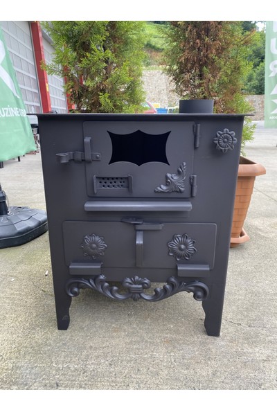 Nurak Kuzine Soba Tuğlalı Döküm Izgaralı Kömür odun kuzinesi Nurak Kuzine Soba Tuğlalı Döküm Izgaralı Kömür odun kuzinesi