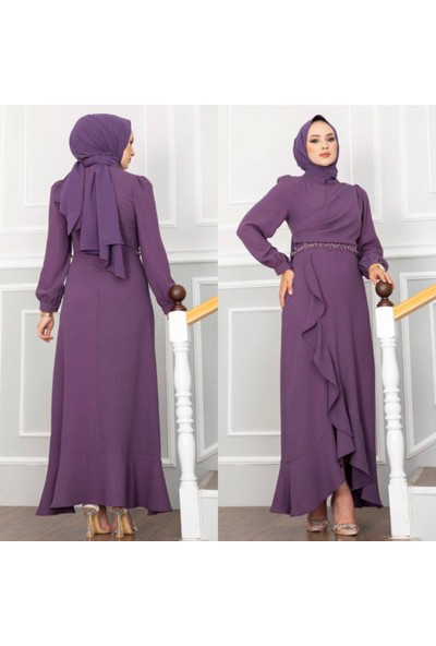 Moda Seraç Tesettür Abiye Elbise
