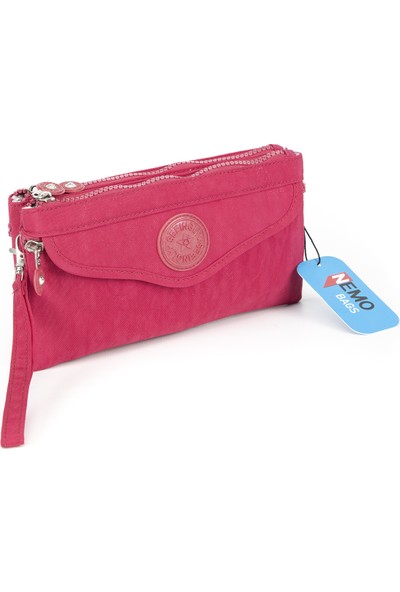 Nemo Bags Kadın Cüzdan Büyük Zarf Model Su Geçirmez 4 Gözlü Bileklikli ve Omuz Askılı (1.40CM) Nemo Bags Kadın Cüzdan Büyük Zarf Model Su Geçirmez 4 Gözlü Bileklikli ve Omuz Askılı (1.40CM)