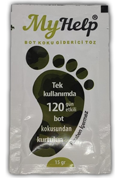 Kordak My Help Tekli 120 Gün Etkili My Help Ayak Koku Giderici Önleyici Toz Kordak My Help Tekli 120 Gün Etkili My Help Ayak Koku Giderici Önleyici Toz