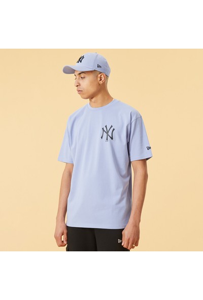New Era Neyyan Erkek Mavi Tişört (12893159)
