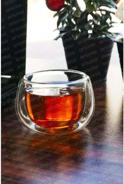 Çift Cidarlı Cam Bardak | Isıya Dayanıklı Yalıtımlı Bardak 160 ml Çift Cidarlı Cam Bardak | Isıya Dayanıklı Yalıtımlı Bardak 160 ml