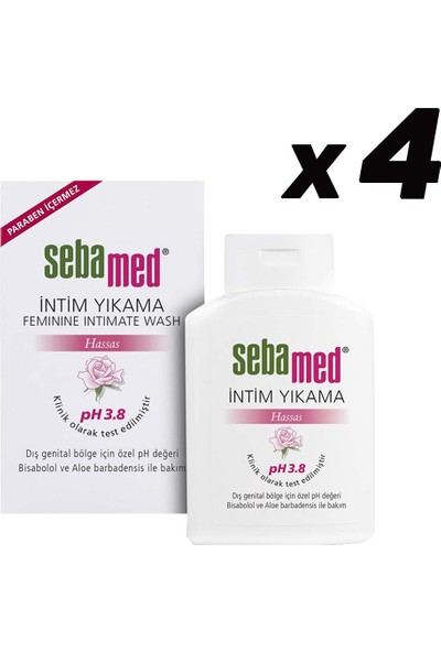 Sebamed Intim Likid 3.8 20ML 4'lü Sebamed Intim Likid 3.8 20ML 4'lü
