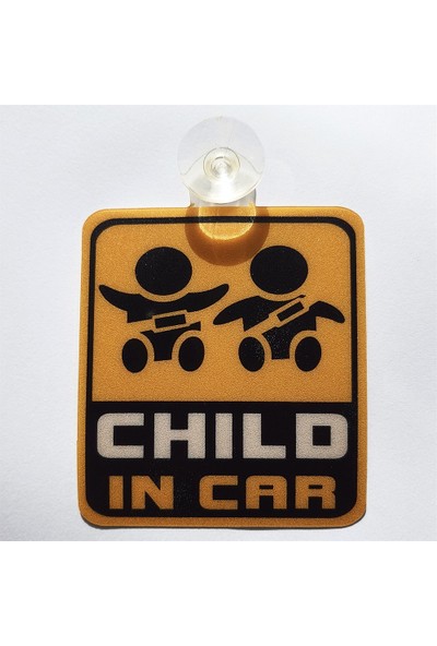 Dreamcar Child In Car Plastik Vantuzlu Oto Cam Uyarı Levhası Dreamcar Child In Car Plastik Vantuzlu Oto Cam Uyarı Levhası